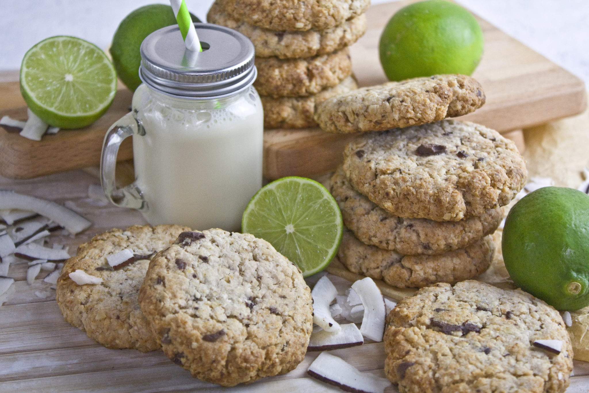 Copacabana-Crunch - Kokos-Limetten-Cookies | Toastenstein.com