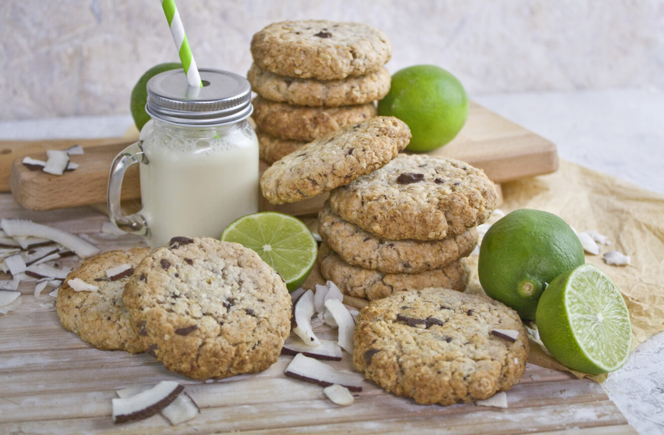 Copacabana-Crunch - Kokos-Limetten-Cookies | Toastenstein.com