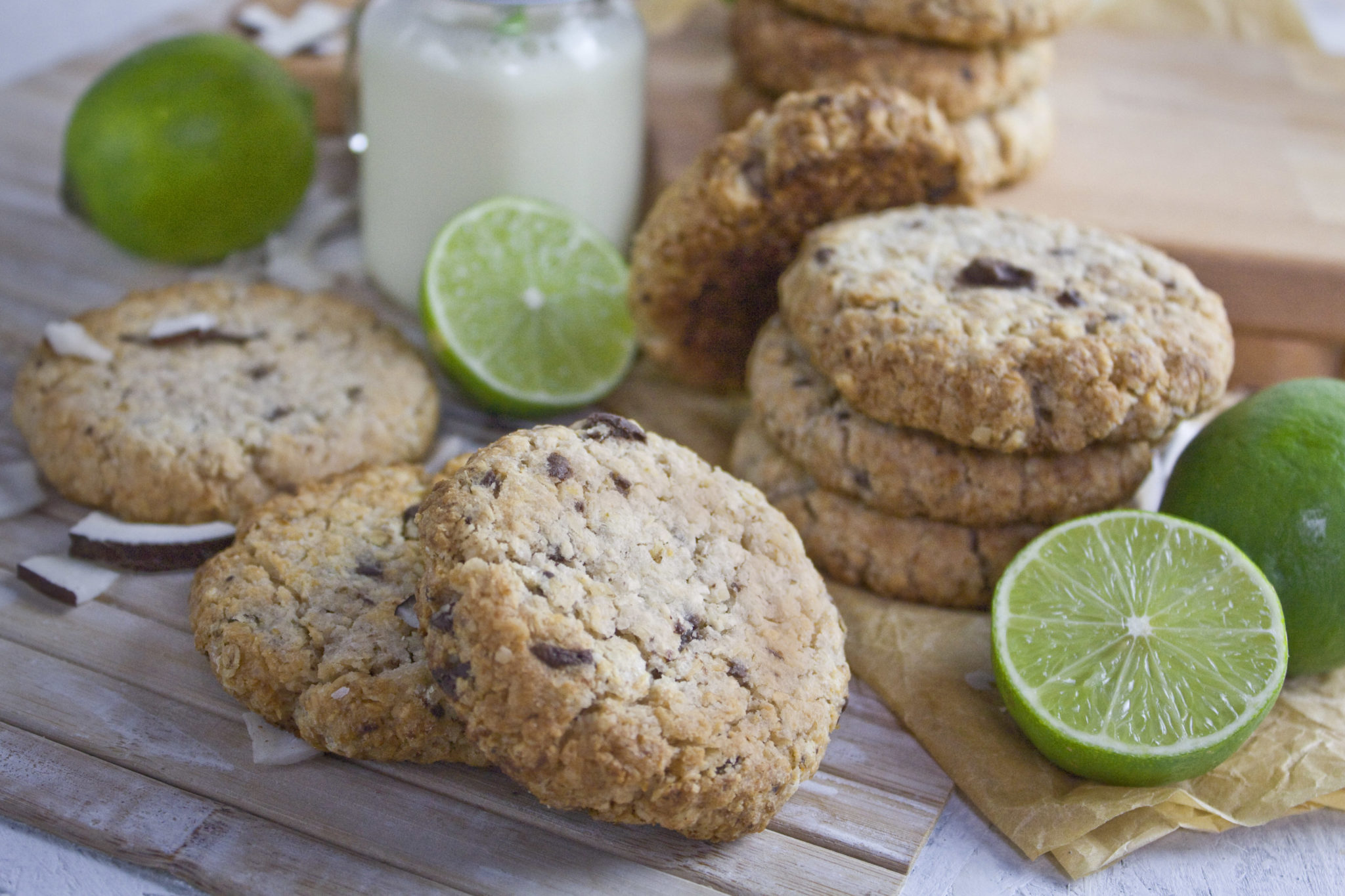 Copacabana-Crunch - Kokos-Limetten-Cookies | Toastenstein.com